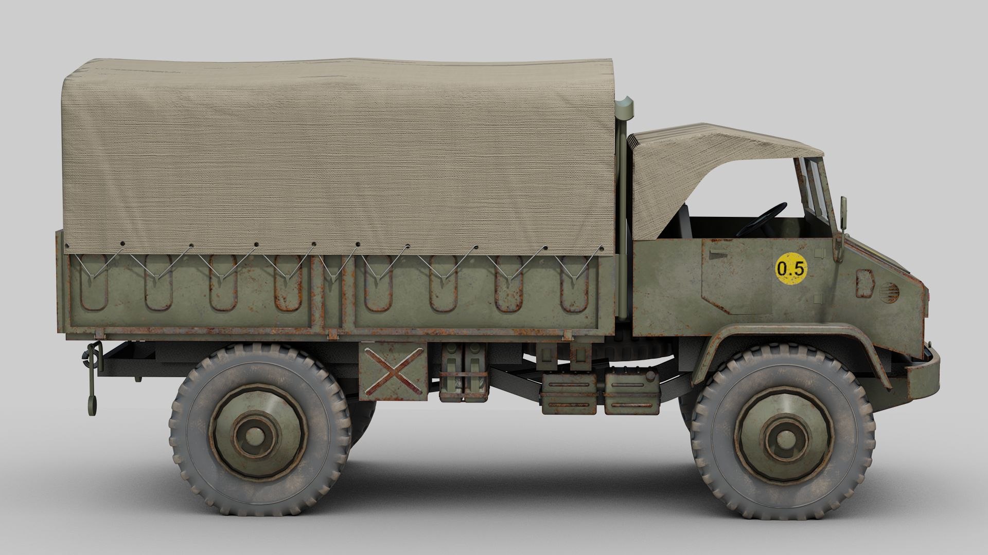 3D Unimog S404 Truck Model - TurboSquid 1978825