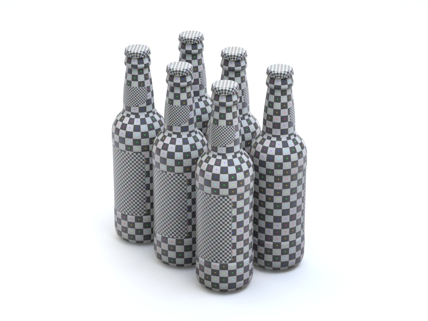 3D Beer Cardboard Pack Model - TurboSquid 1506921