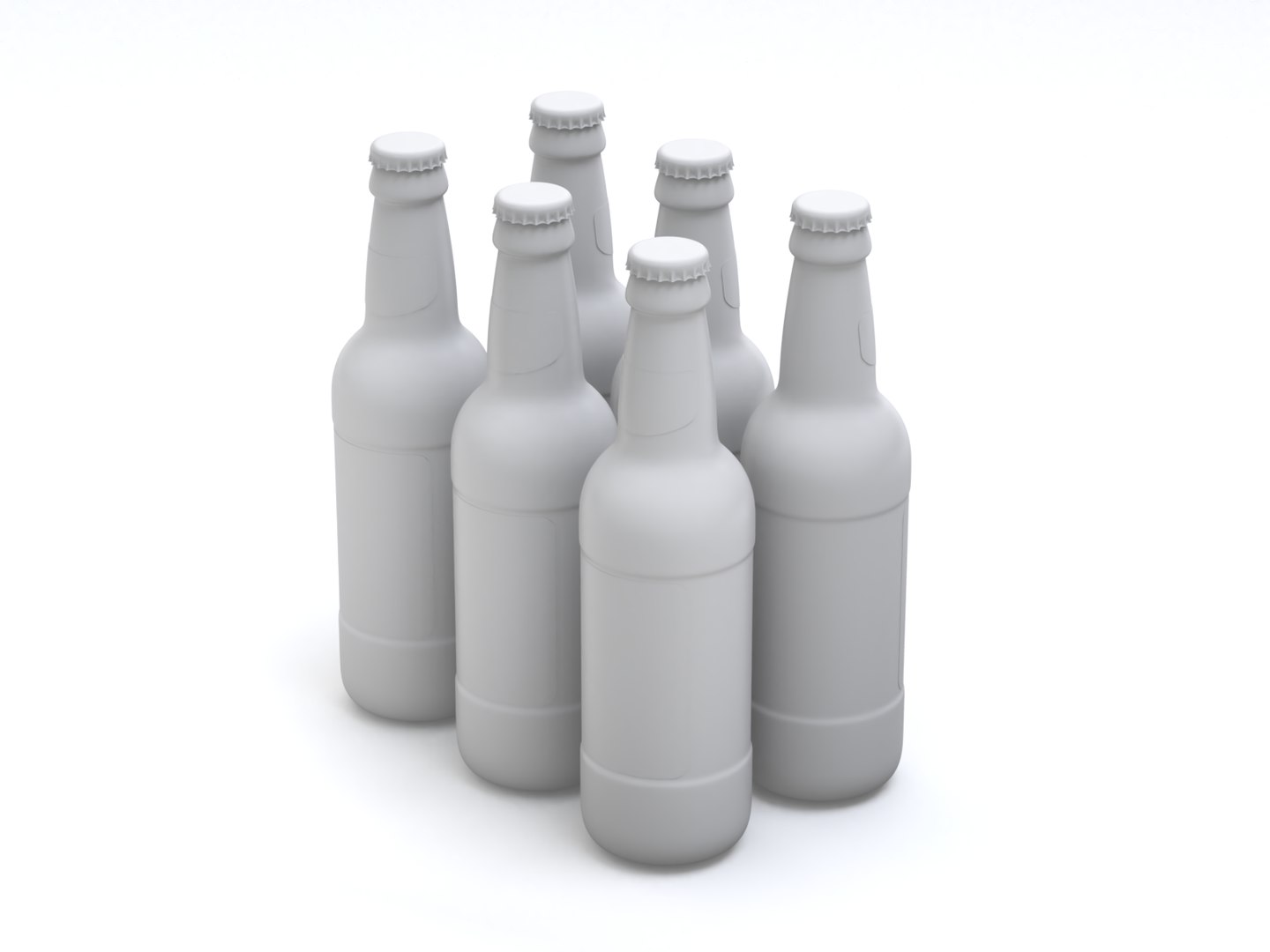 3D Beer Cardboard Pack Model - TurboSquid 1506921