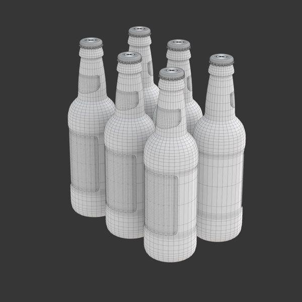 3D beer cardboard pack model - TurboSquid 1506921