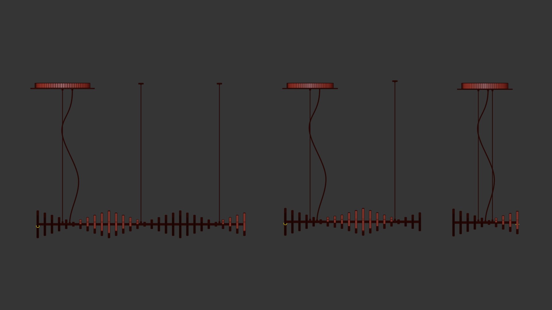 3D Rhythm By Vibia Pendant Lamp - TurboSquid 2106244