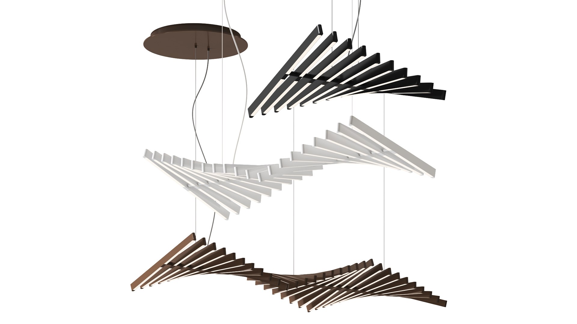 3D Rhythm By Vibia Pendant Lamp - TurboSquid 2106244