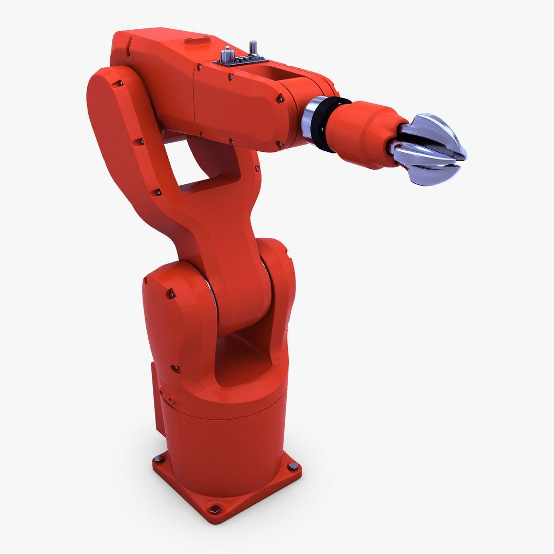 3D Generic Industrial Robot Arm Model - TurboSquid 1434895