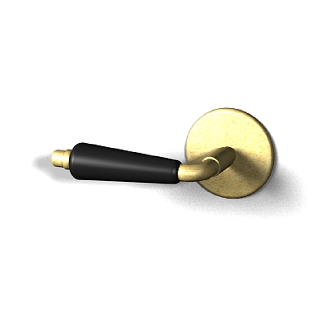 3d Classic Door Handle Model