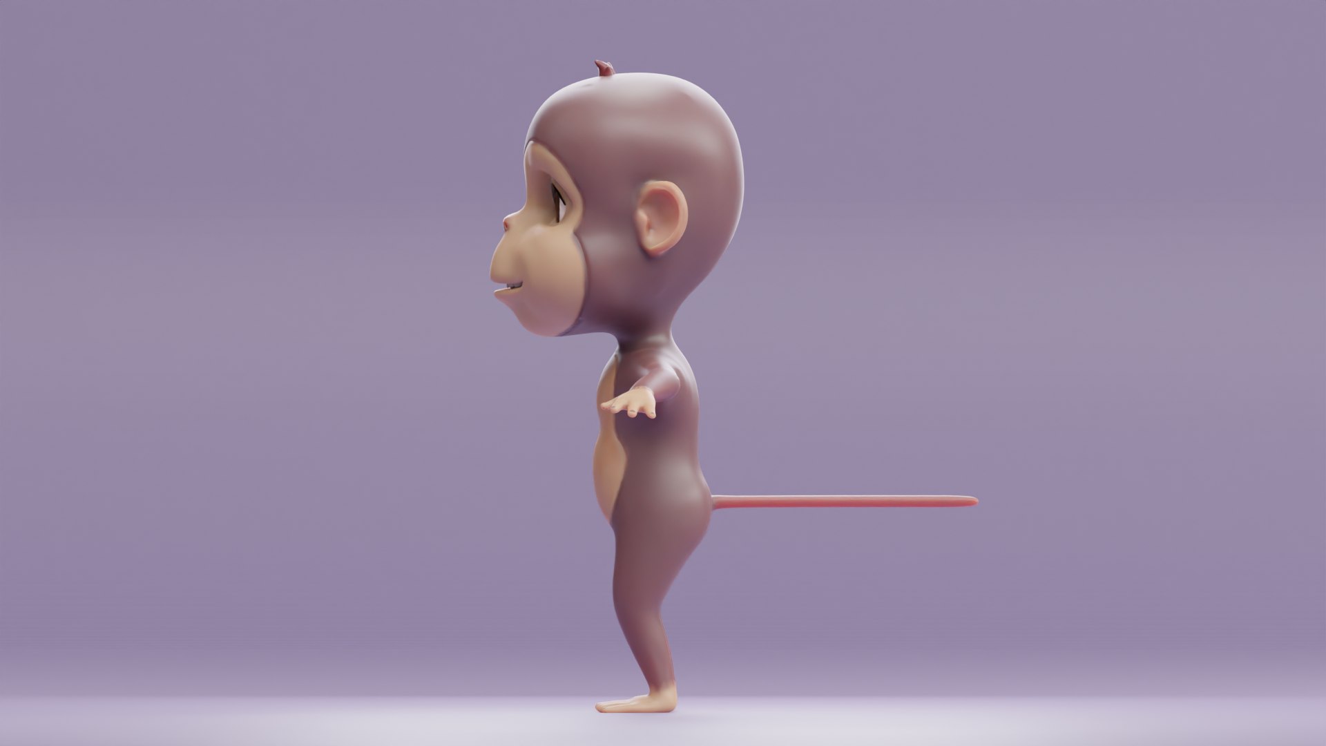 3D Cartoon Monkey Rigged and Animated model - TurboSquid 2159709
