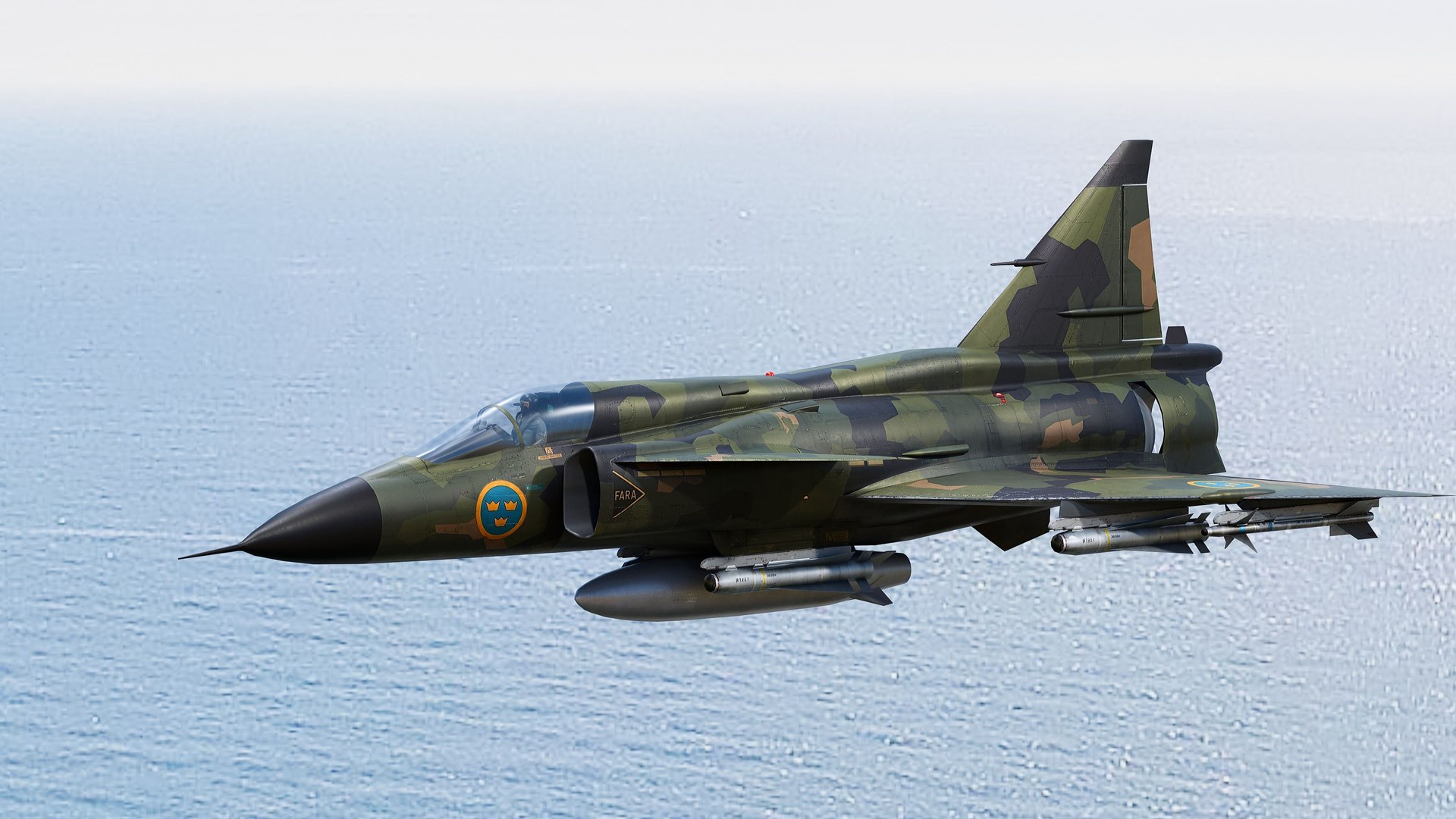 3D Saab 37 Viggen - Rigged - High Resolution Cocpit Model - TurboSquid ...