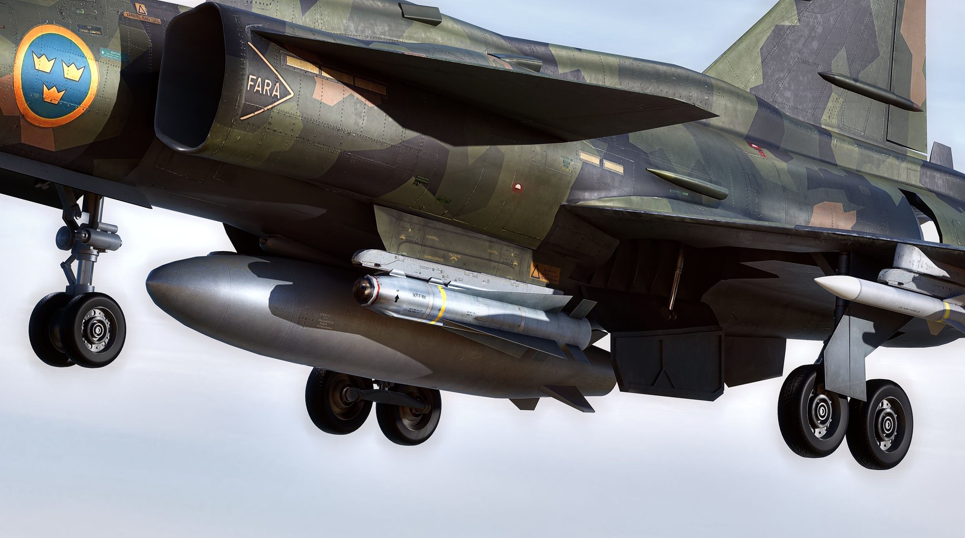 3D Saab 37 Viggen - Rigged - High Resolution Cocpit Model - TurboSquid ...