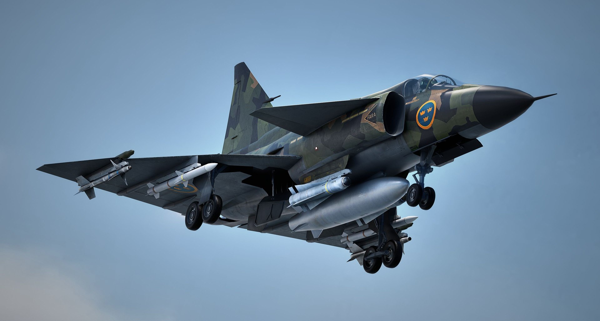 3D Saab 37 Viggen - Rigged - High Resolution Cocpit Model - TurboSquid ...
