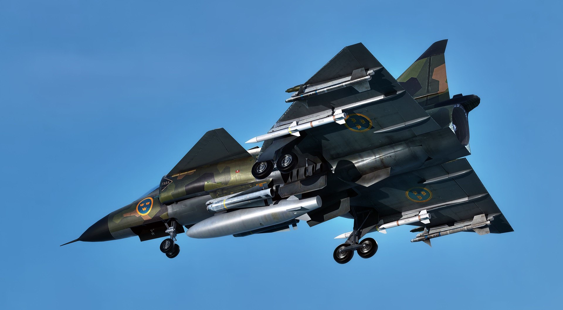 3D Saab 37 Viggen - Rigged - High Resolution Cocpit Model - TurboSquid ...