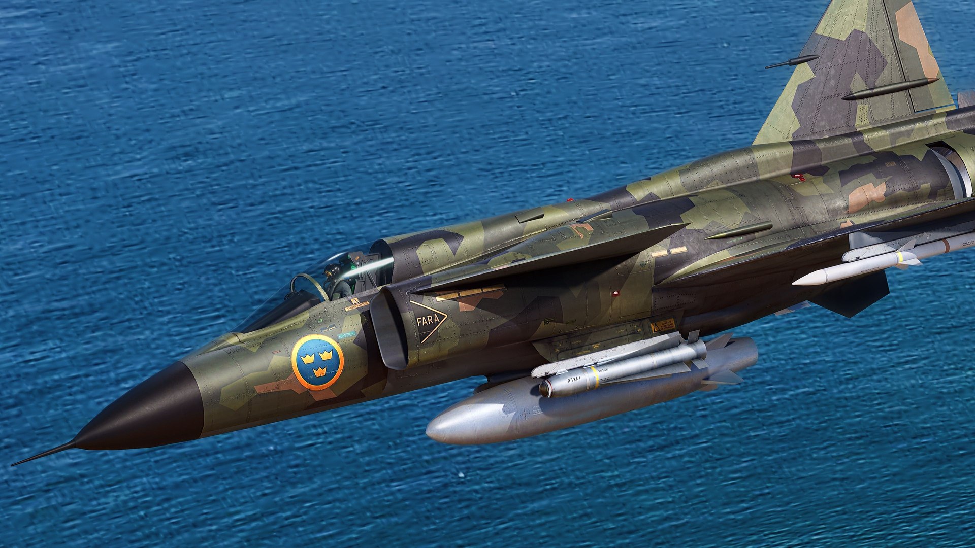 3D Saab 37 Viggen - Rigged - High Resolution Cocpit Model - TurboSquid ...