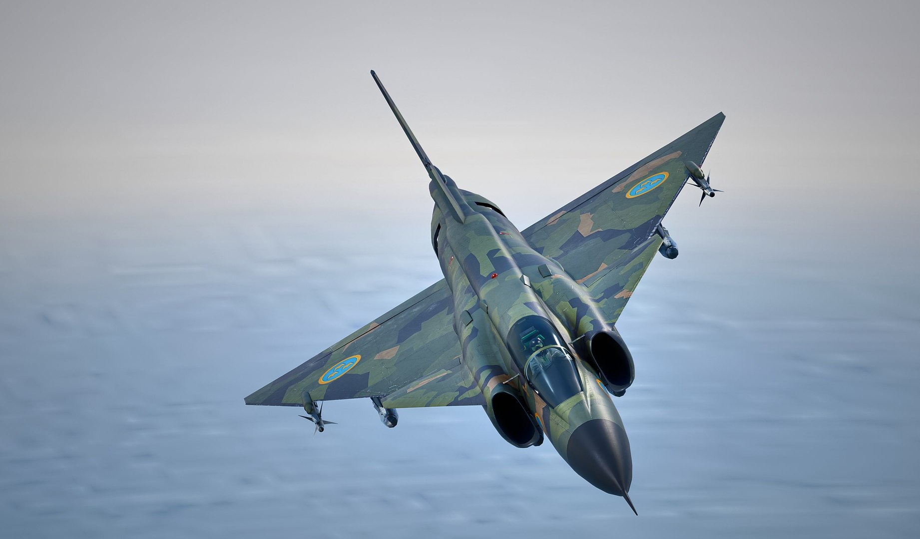 3D Saab 37 Viggen - Rigged - High Resolution Cocpit Model - TurboSquid ...