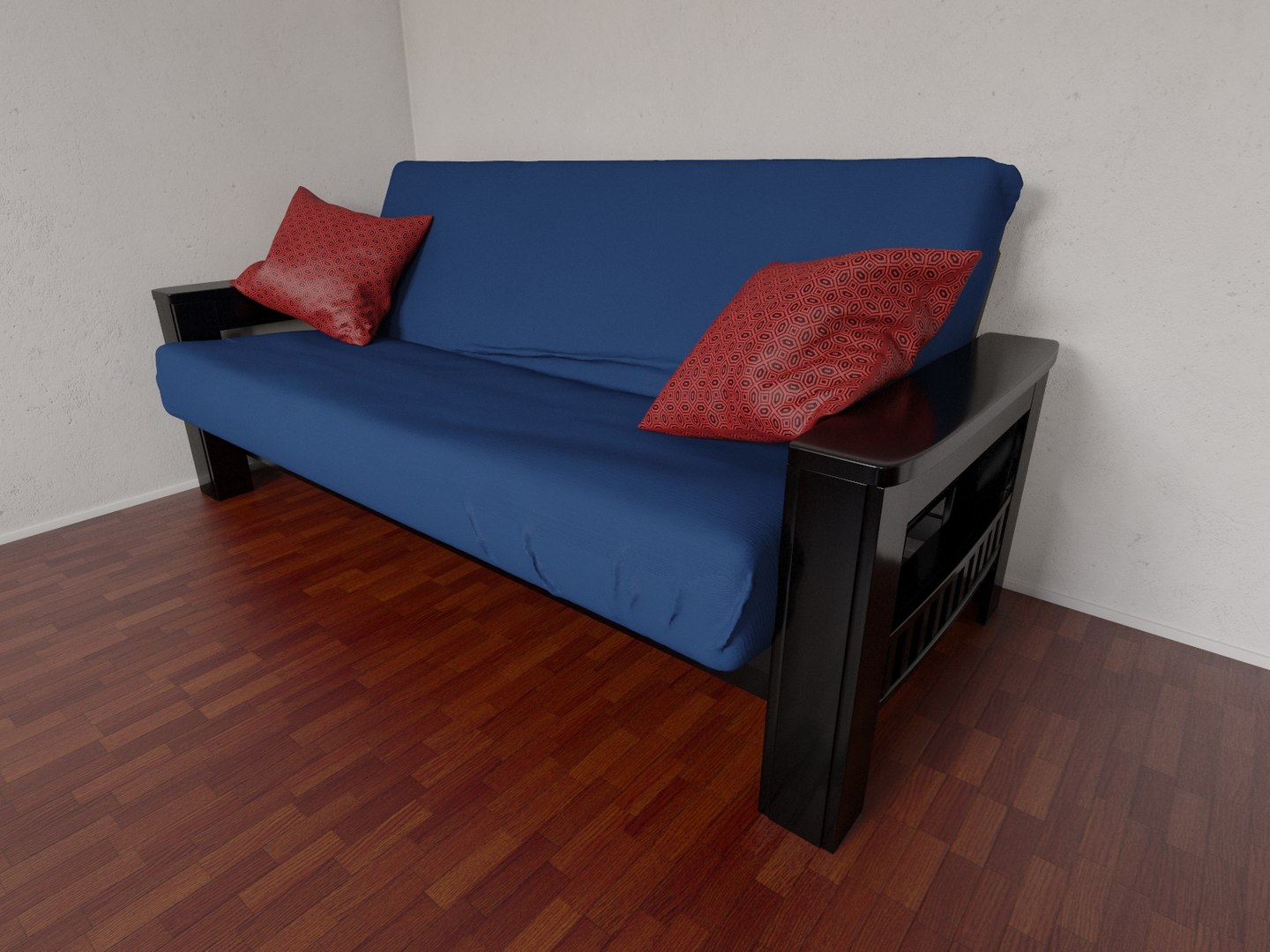 3D model size futon - TurboSquid 1339638