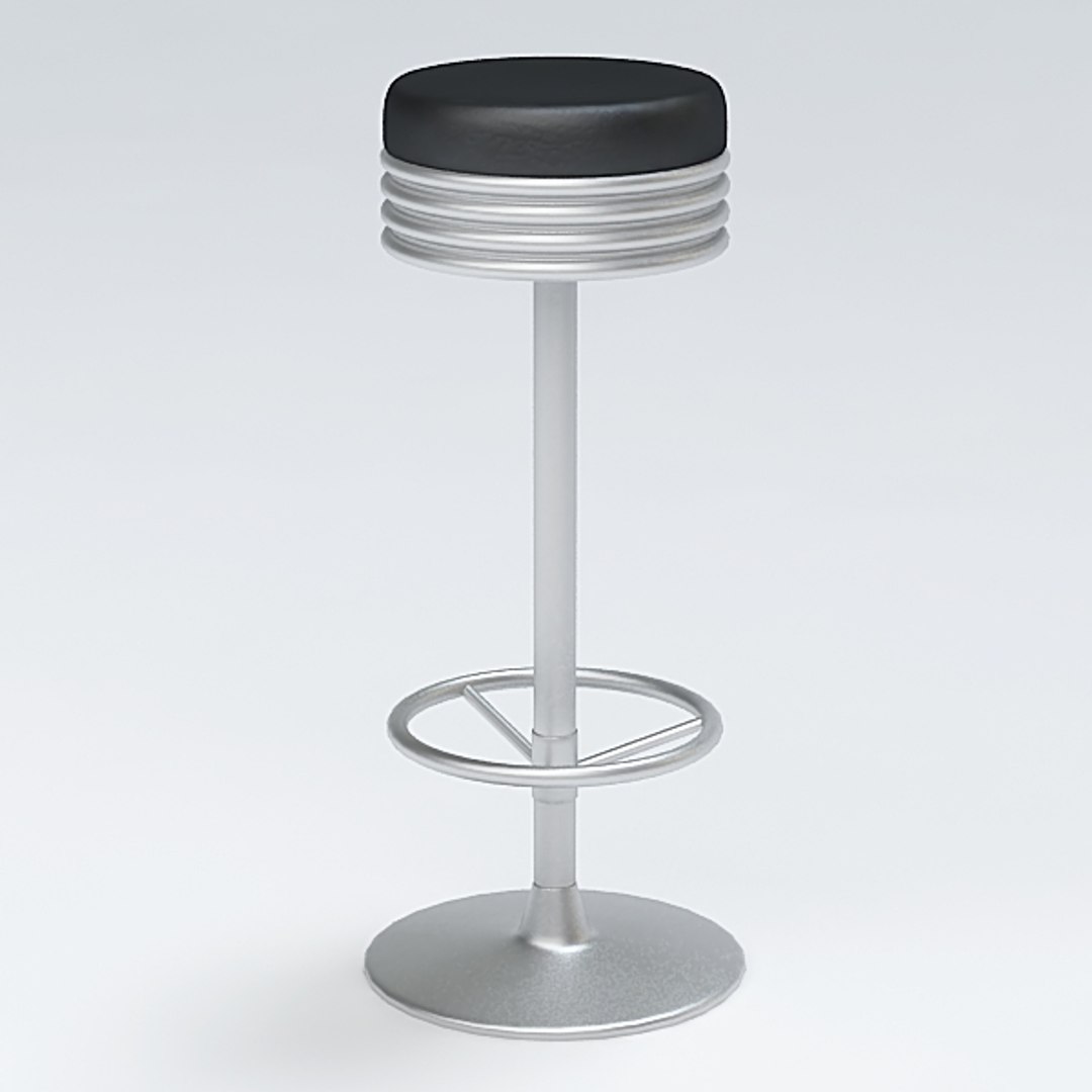 3d model bar stool