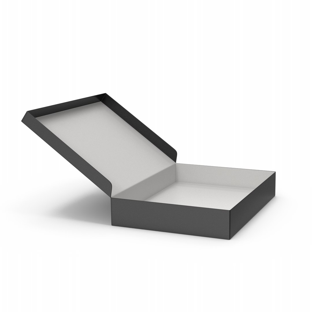 Black Box Opened 3D Model - TurboSquid 2204189