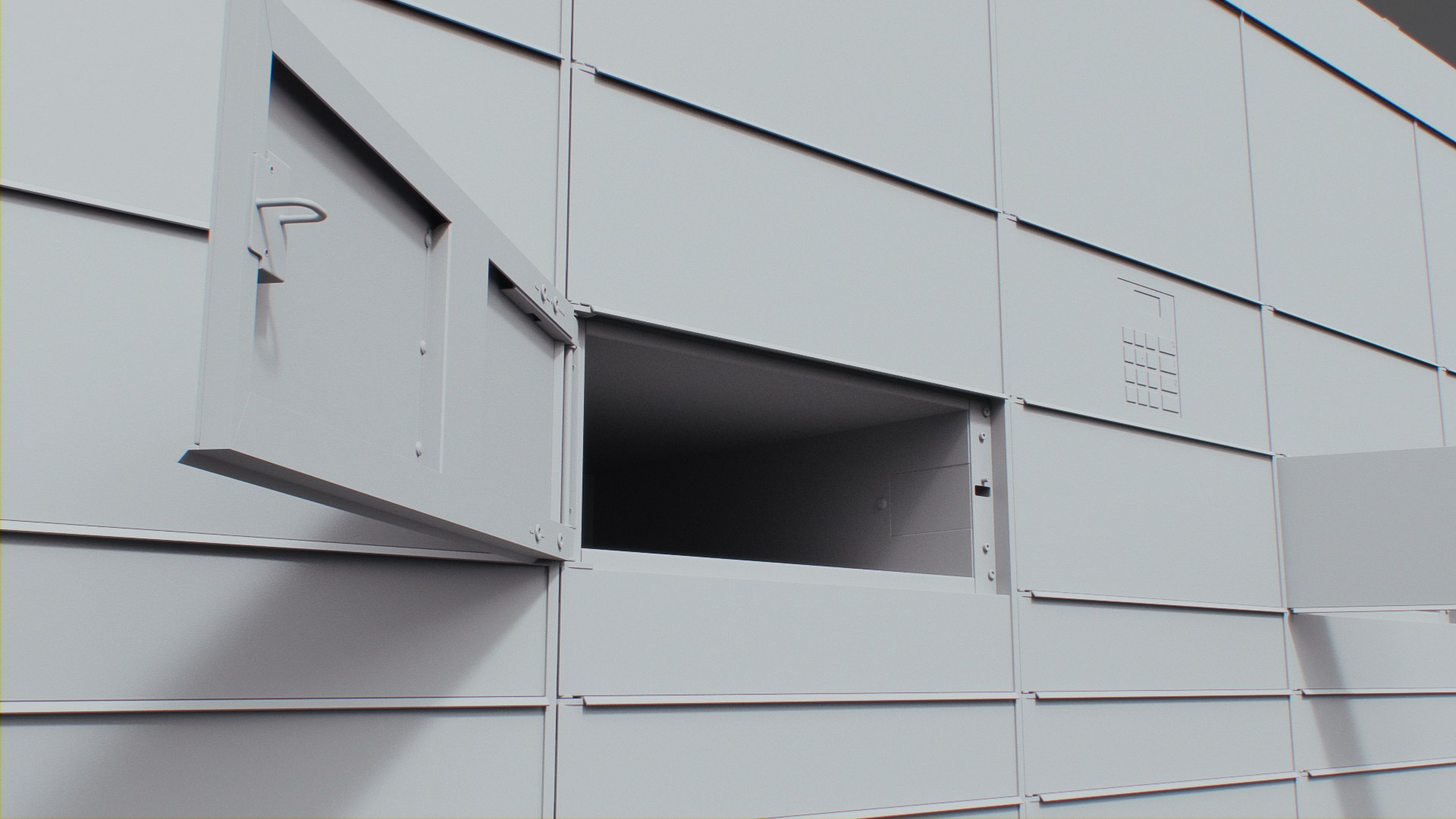 Parcel Locker 3D Model - TurboSquid 2011102