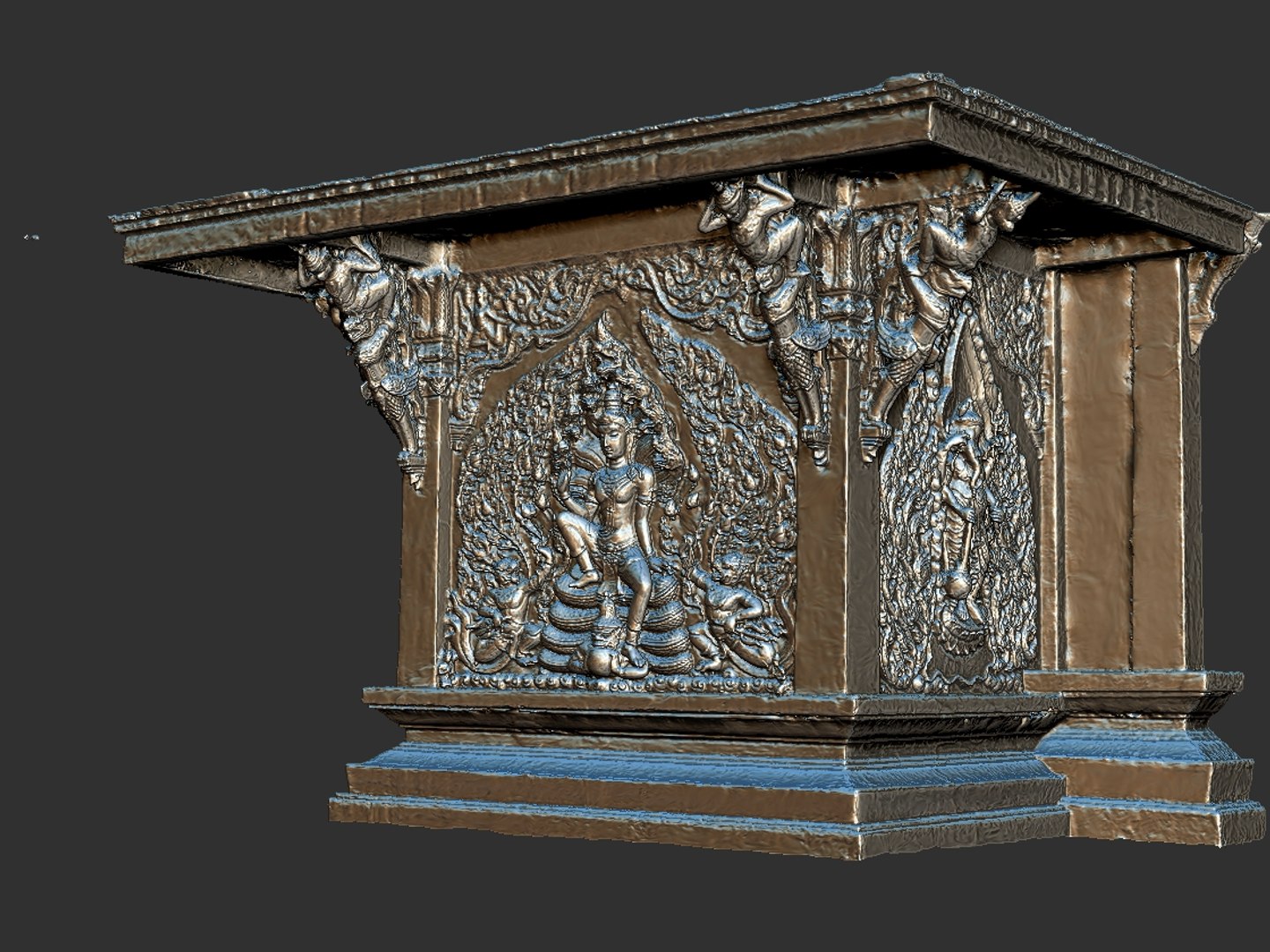 Ancient Temple Model - TurboSquid 1268453