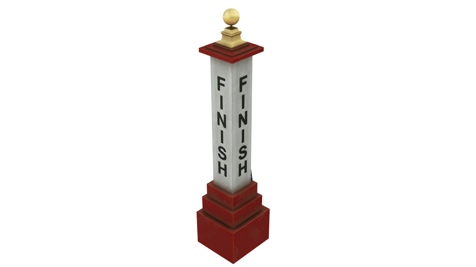 Horse Track Start Gate And Finish Line Tower 3D - TurboSquid 2268529