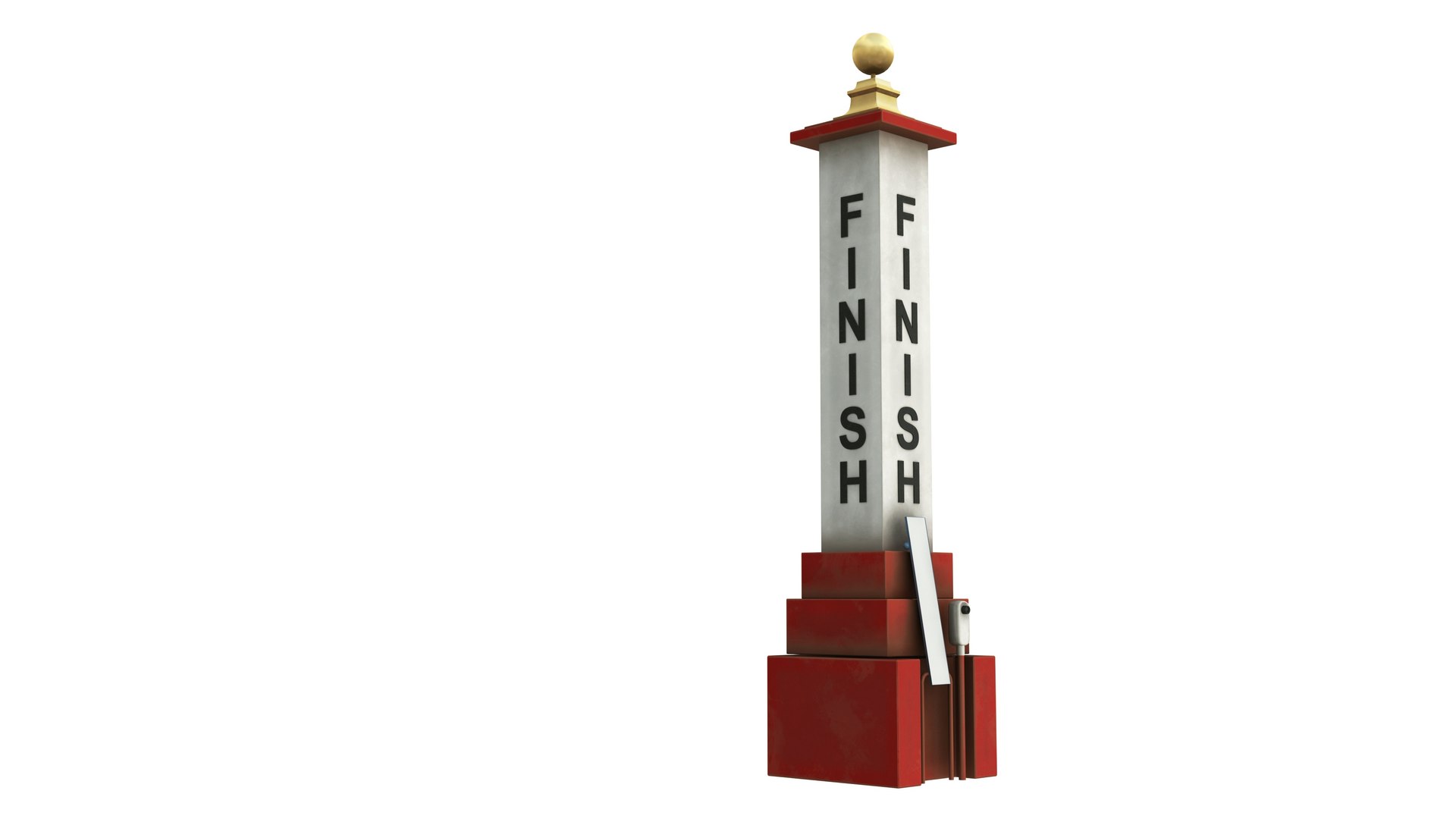 Horse Track Start Gate And Finish Line Tower 3D - TurboSquid 2268529