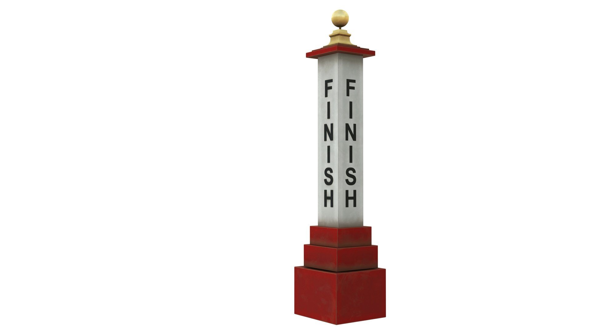 Horse Track Start Gate And Finish Line Tower 3D - TurboSquid 2268529