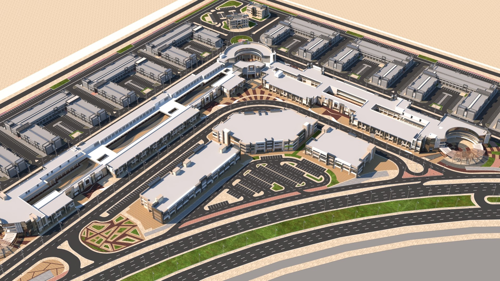 3D Model Plaza Mall - TurboSquid 1963493