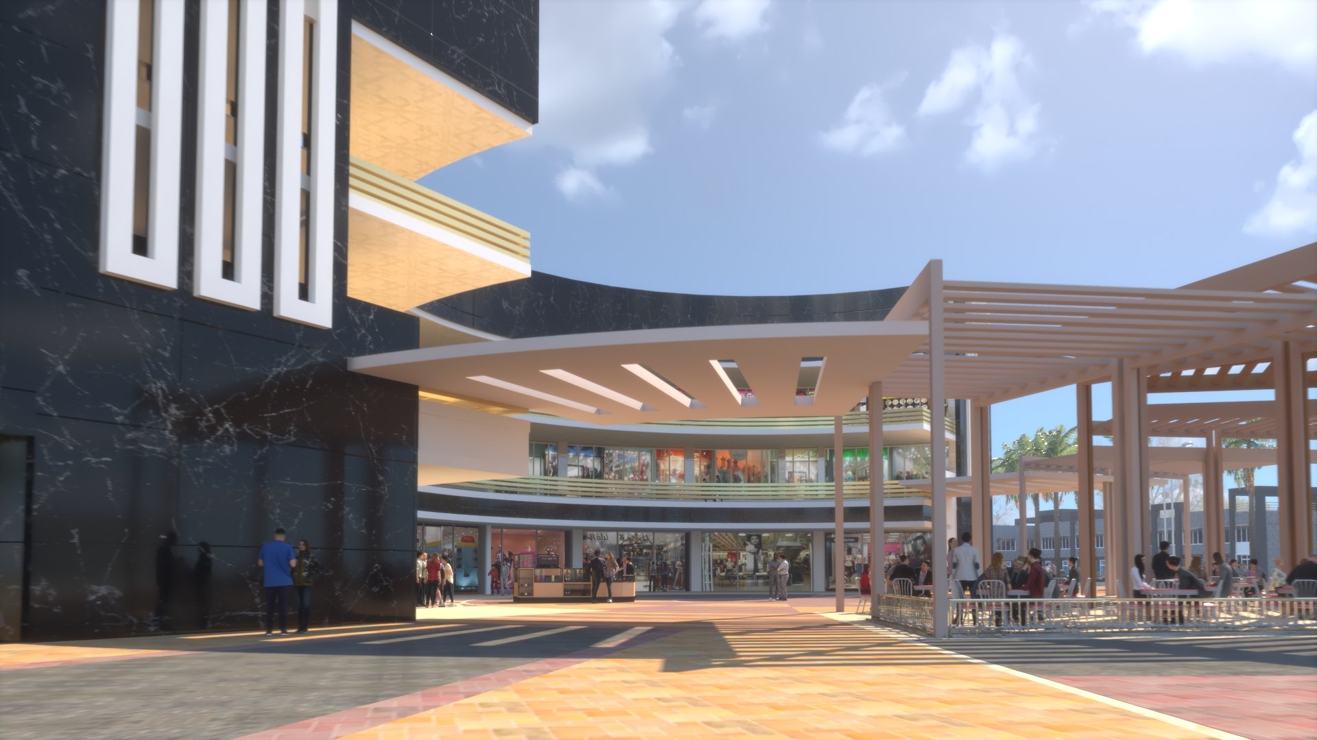 3D Model Plaza Mall - TurboSquid 1963493