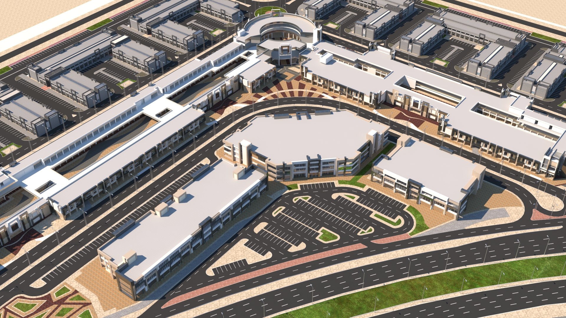 3D Model Plaza Mall - TurboSquid 1963493