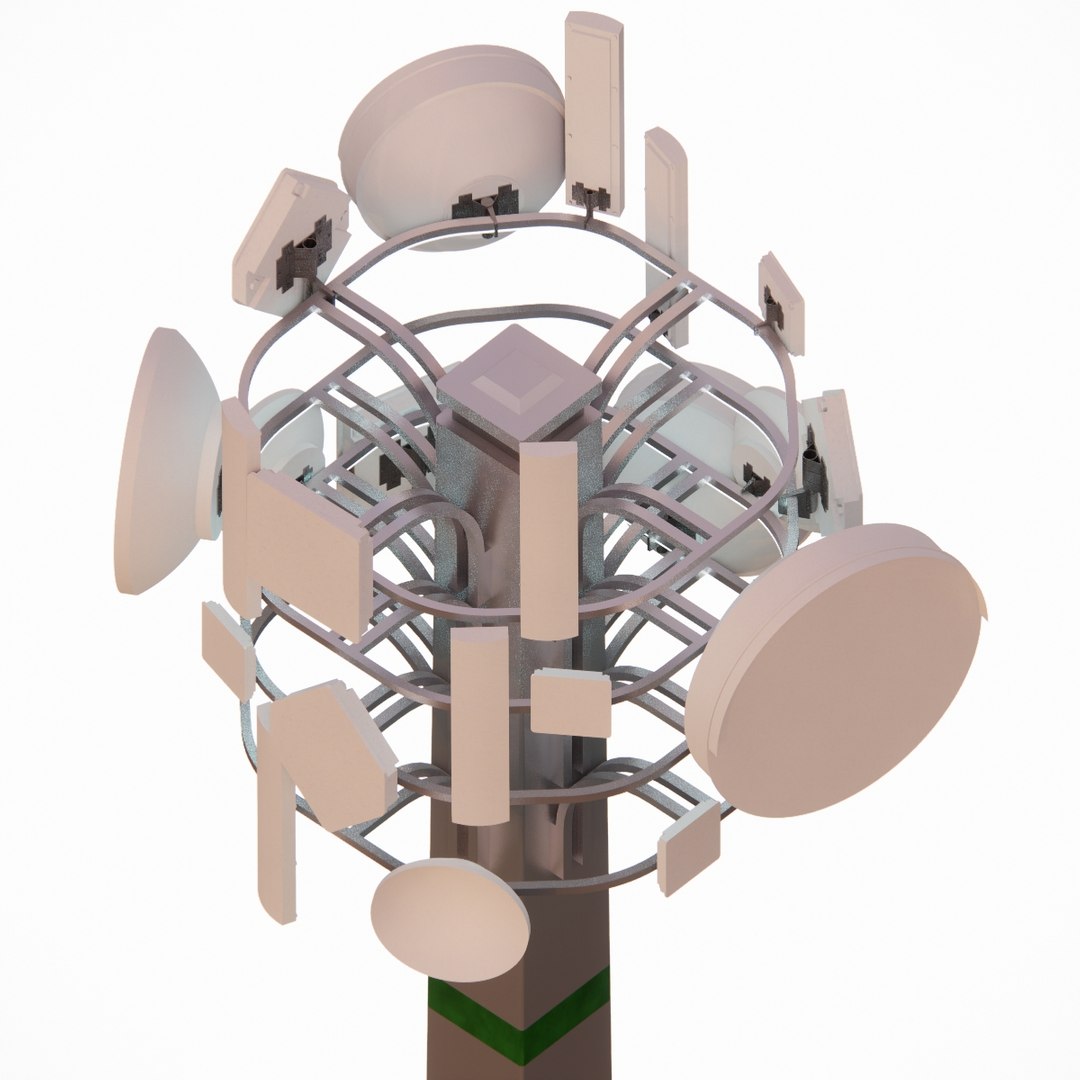 Sci-fi Communication Tower V2 004 3D Model - TurboSquid 2023510
