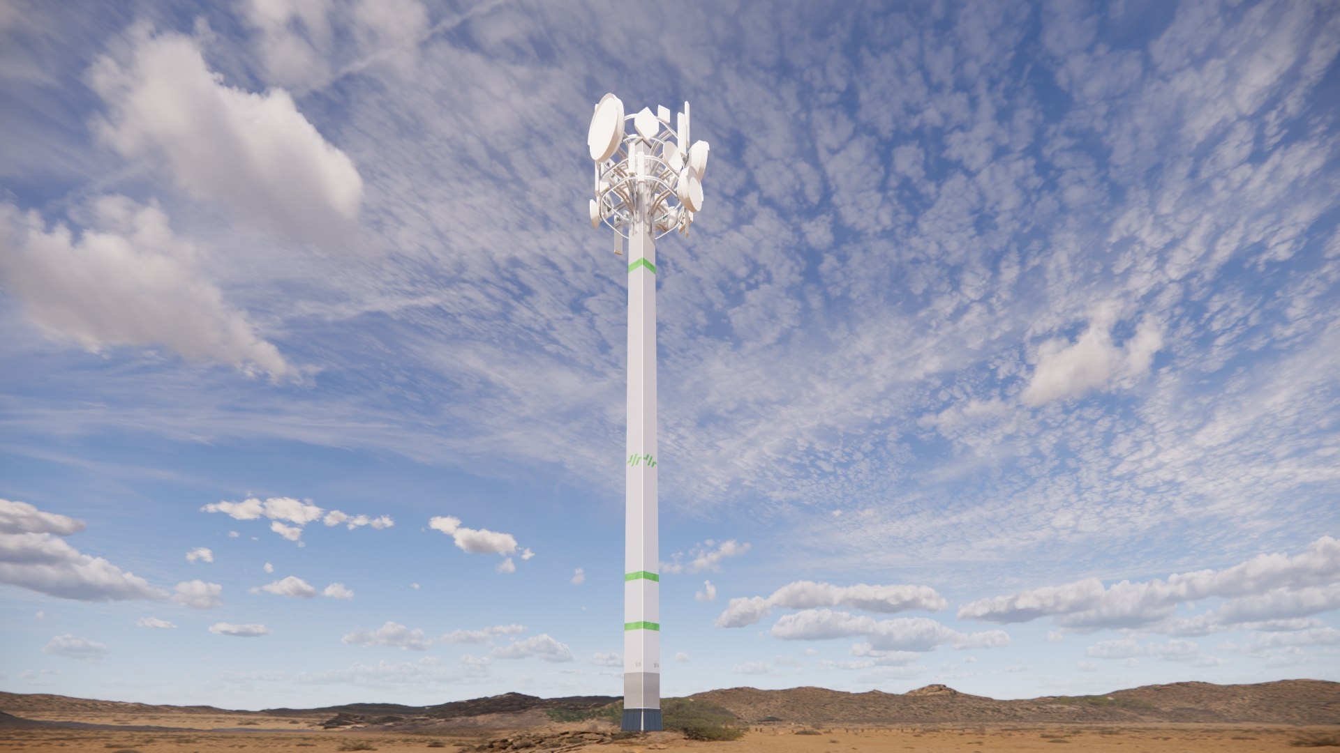 Sci-fi Communication Tower V2 004 3D Model - TurboSquid 2023510