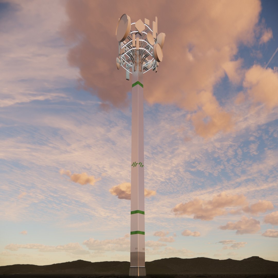 Sci-fi Communication Tower V2 004 3D Model - TurboSquid 2023510