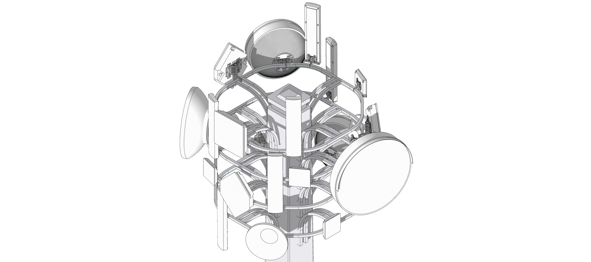 Sci-fi Communication Tower V2 004 3D Model - TurboSquid 2023510