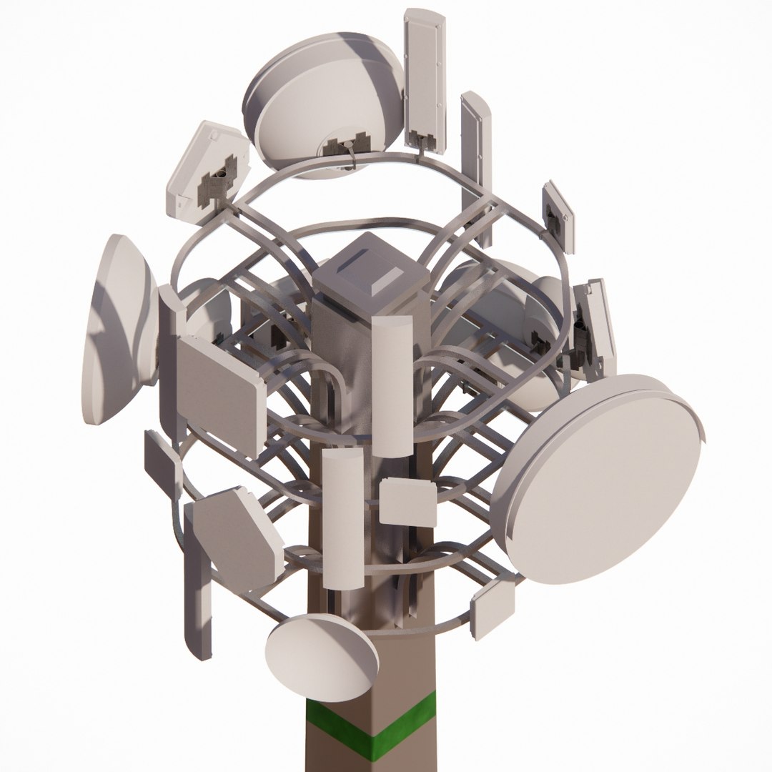 Sci-fi Communication Tower V2 004 3D Model - TurboSquid 2023510