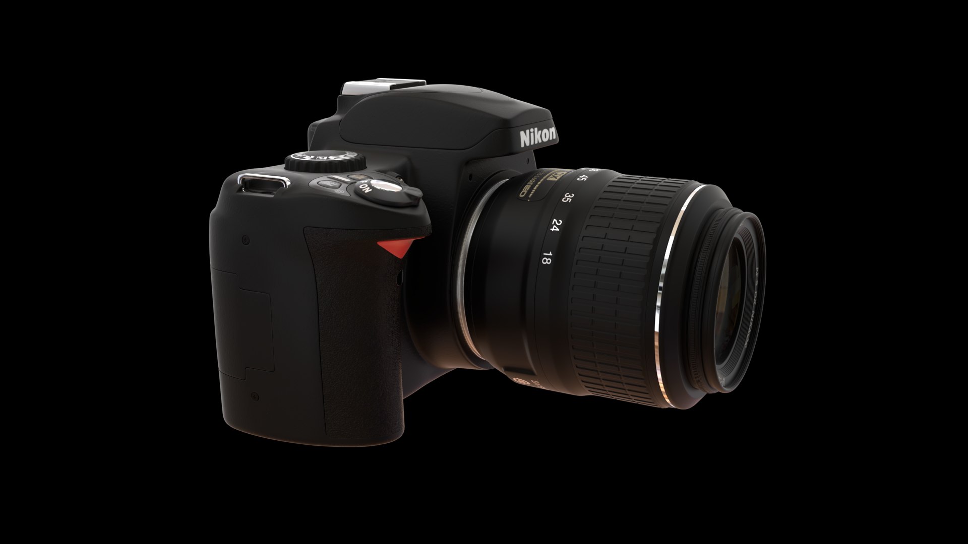 Nikon D40 3D Model - TurboSquid 1763488