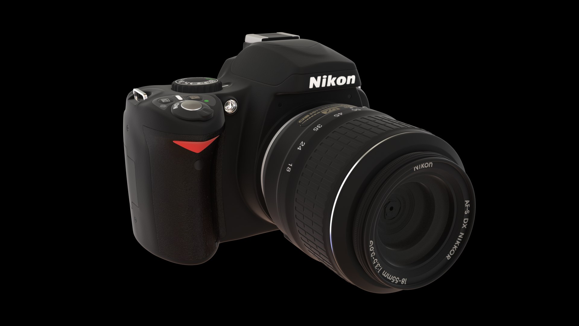 Nikon D40 3D Model - TurboSquid 1763488