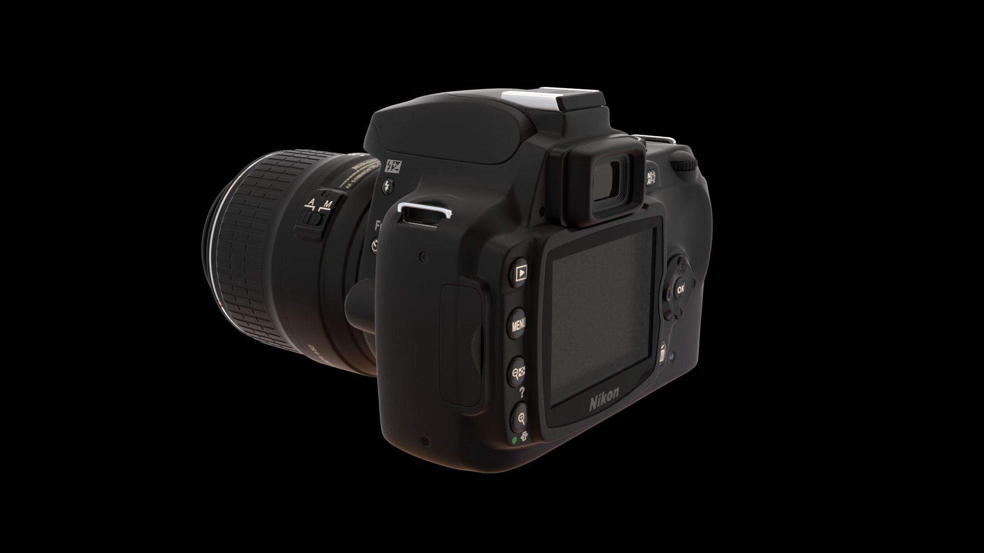 Nikon D40 3D Model - TurboSquid 1763488