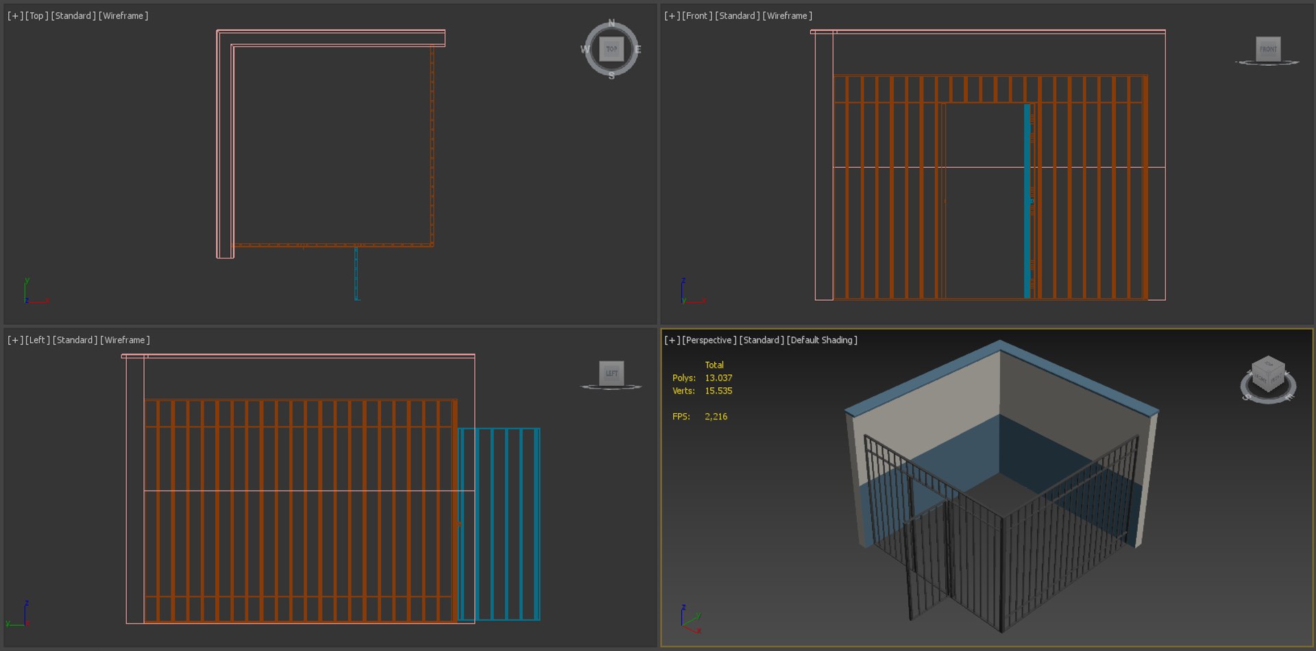 Iron Prison Cage 3D Model - TurboSquid 2164461