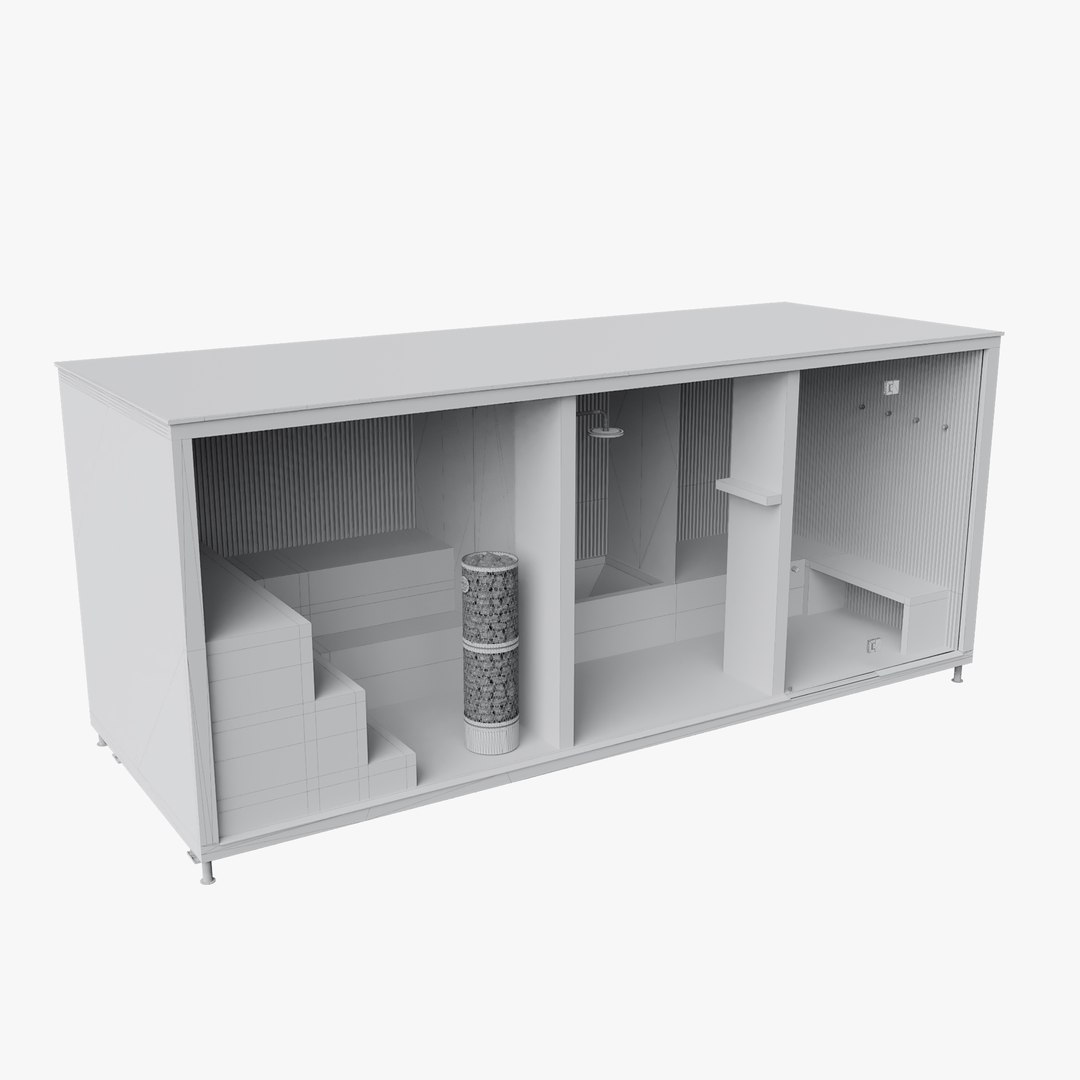 3D Natural Sauna Spa Collection Pack - TurboSquid 2065496