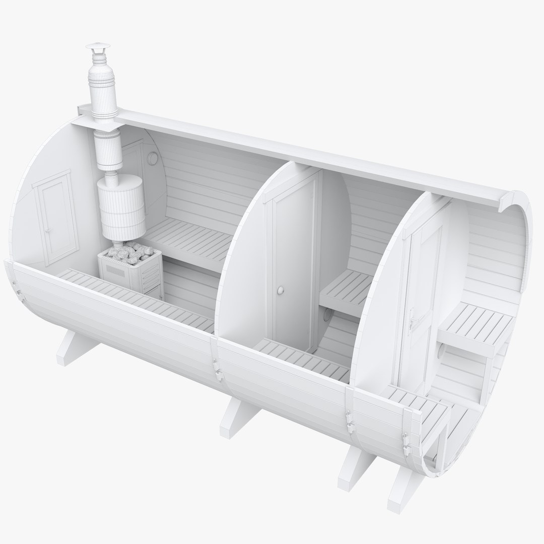 3D Natural Sauna Spa Collection Pack - TurboSquid 2065496