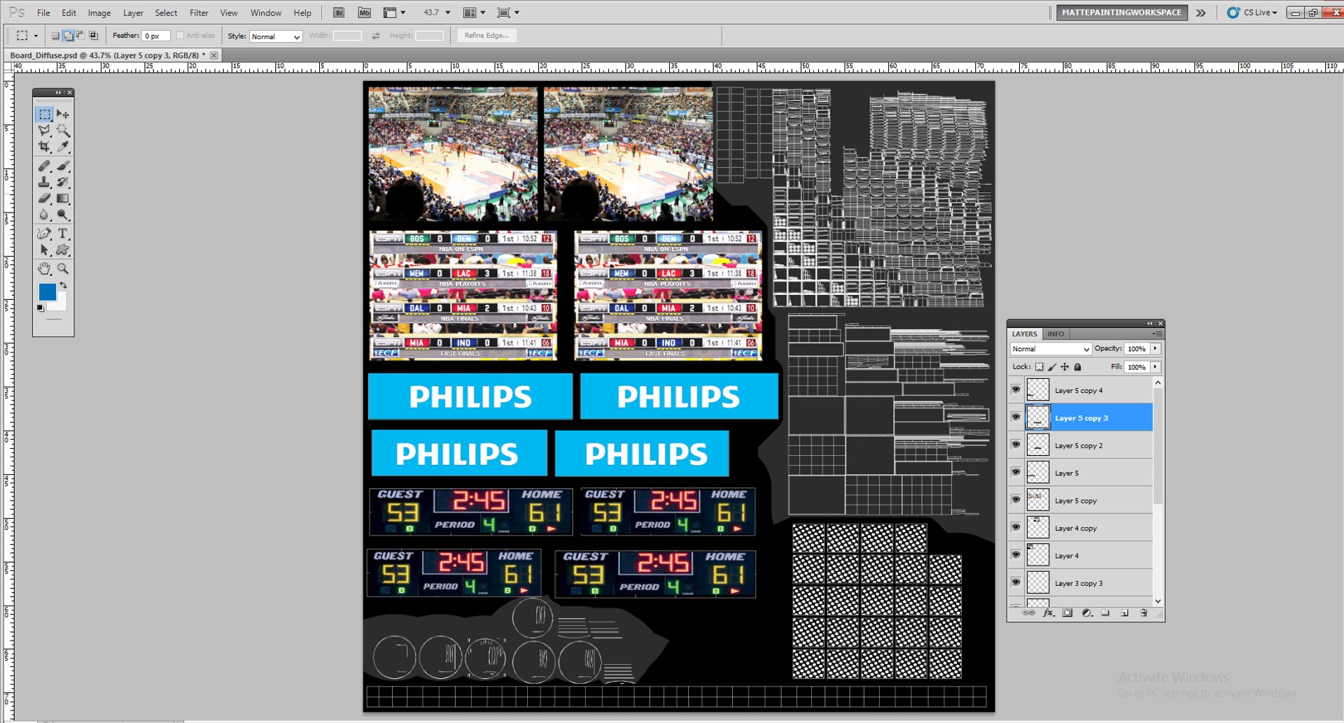 3D Real Scoreboard Board - TurboSquid 1402949