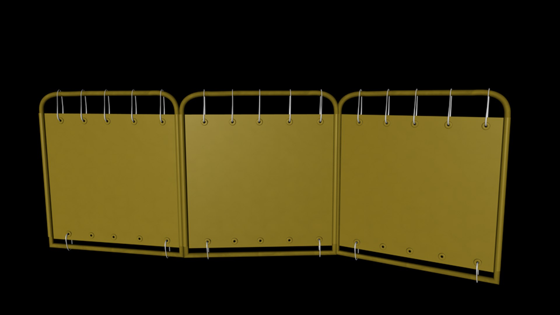 Construction Barrier 3d Model