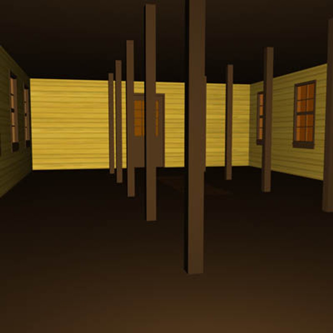 military barracks 01 buildings 3d model