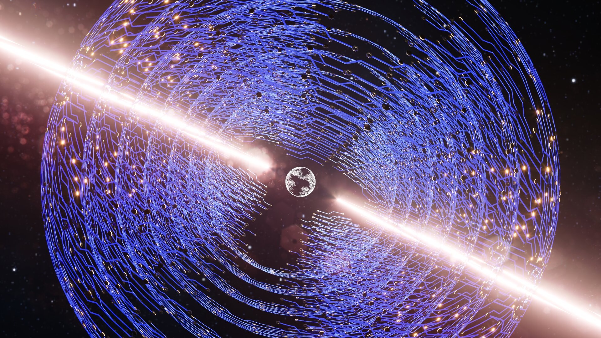 Animated Electrical Circuit Planet 3D Model - TurboSquid 2281569