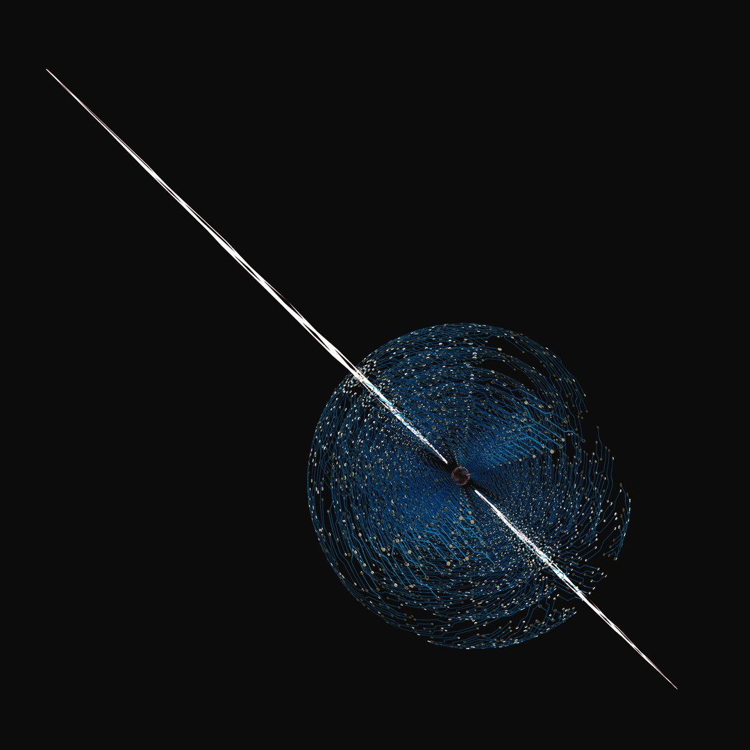 Animated Electrical Circuit Planet 3D Model - TurboSquid 2281569