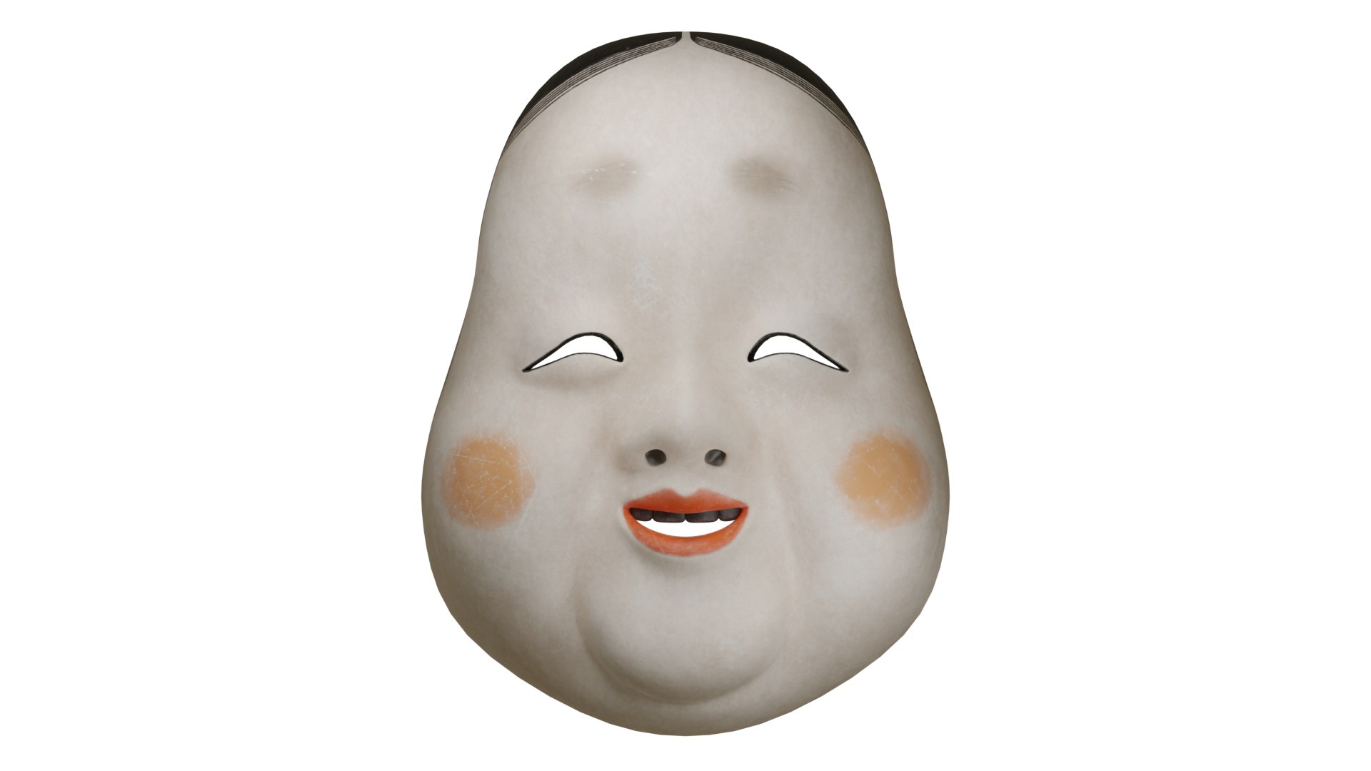 Okame Mask 3D - TurboSquid 2105896