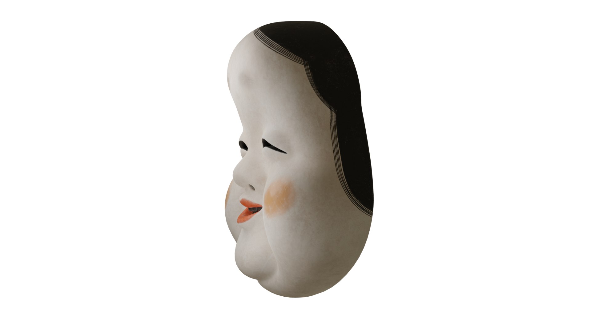 Okame Mask 3D - TurboSquid 2105896