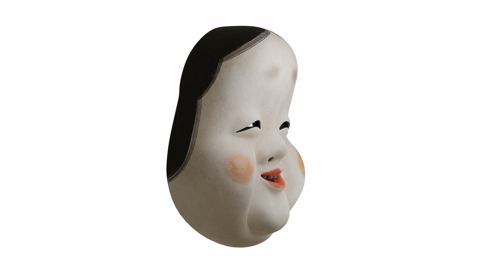 Okame Mask 3D - TurboSquid 2105896