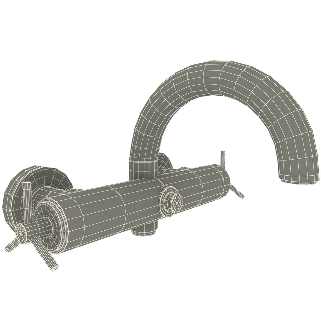 3d Bathroom Mixer Atrio Ypsilon Model