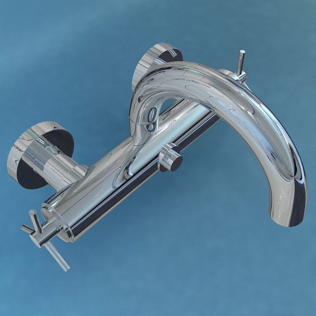 3d Bathroom Mixer Atrio Ypsilon Model