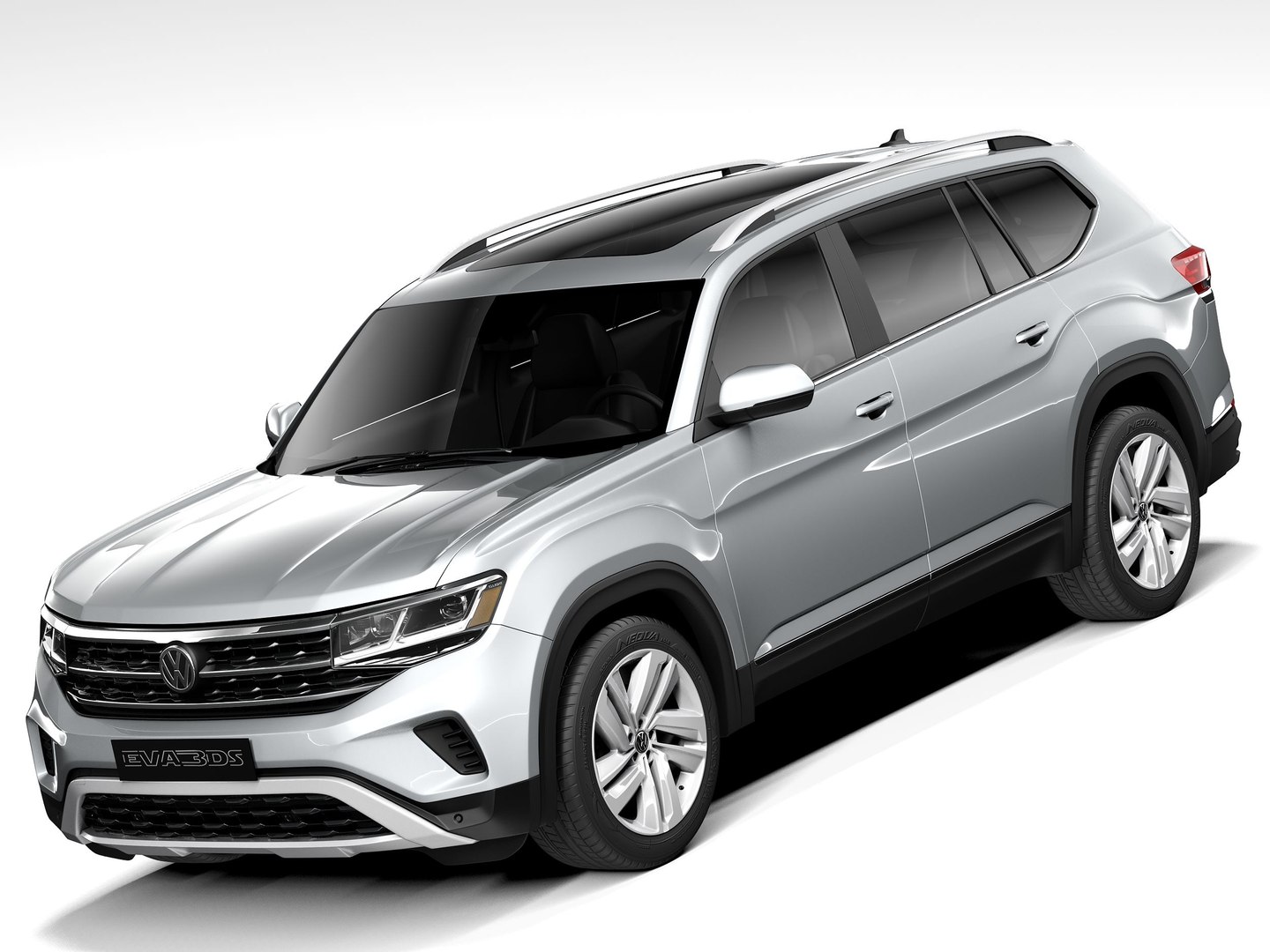 Volkswagen Atlas Regular 2021 3D - TurboSquid 1848664