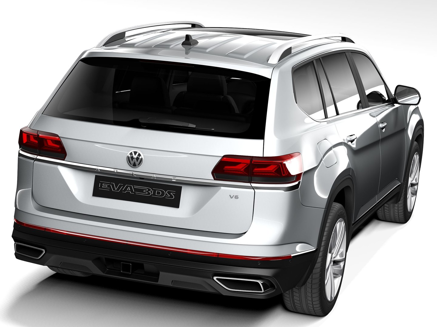 Volkswagen Atlas Regular 2021 3D - TurboSquid 1848664
