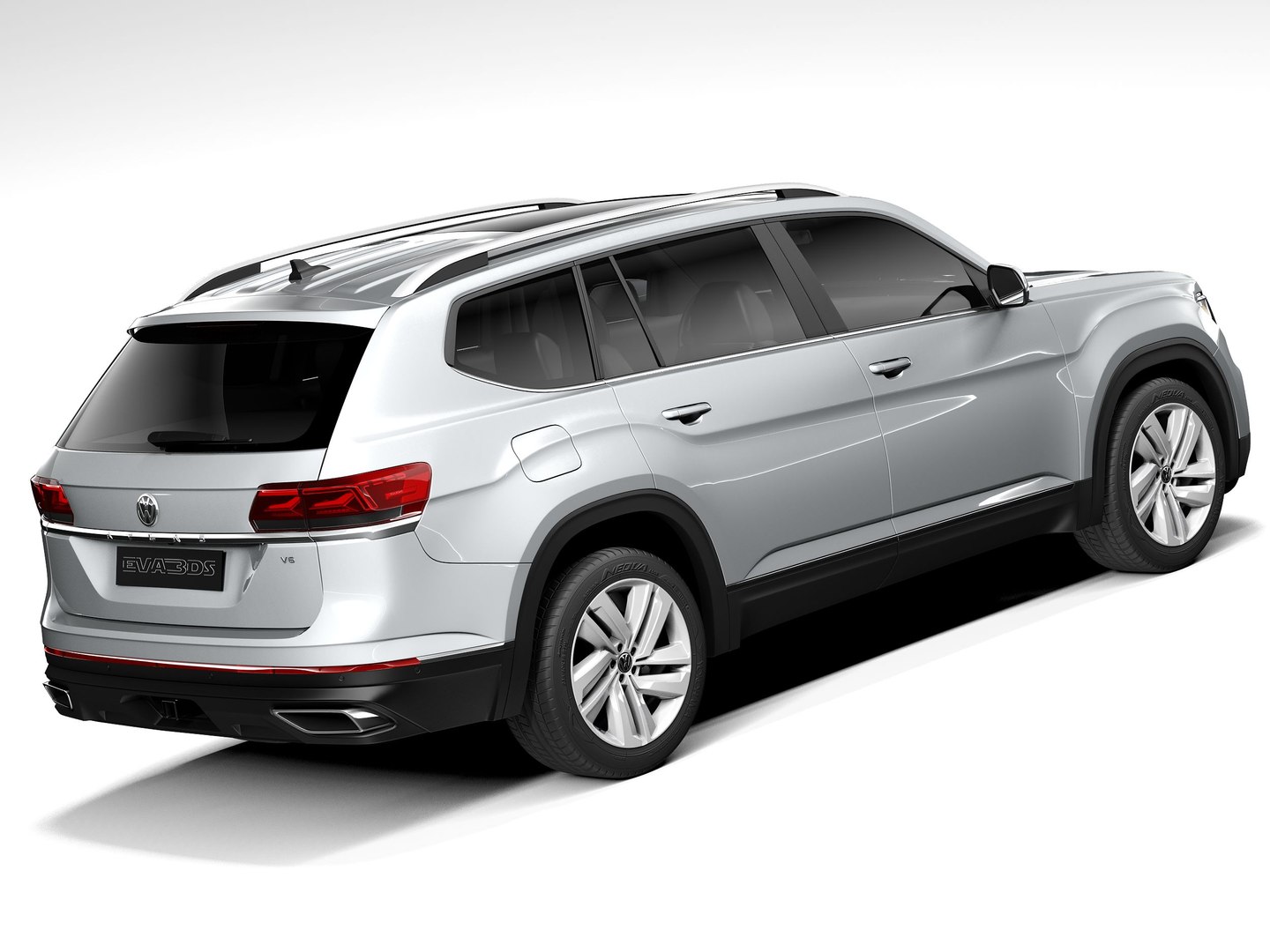 Volkswagen Atlas Regular 2021 3D - TurboSquid 1848664